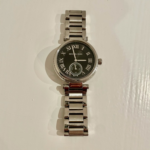 Michael Kors | Accessories | Michael Kors Womens Silver Color Watch ...